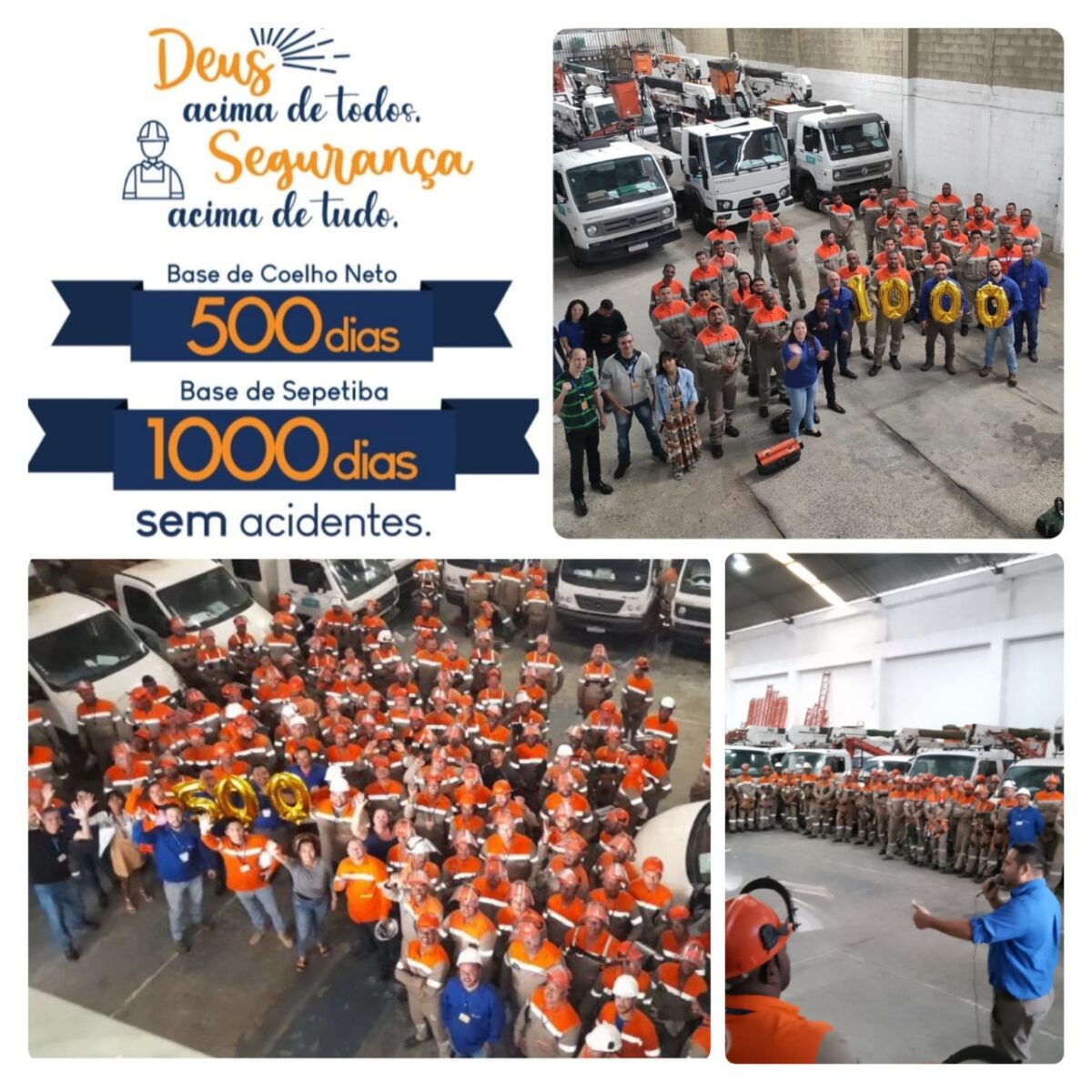 1000 Dias sem Acidentes – CD Service – Site Institucional